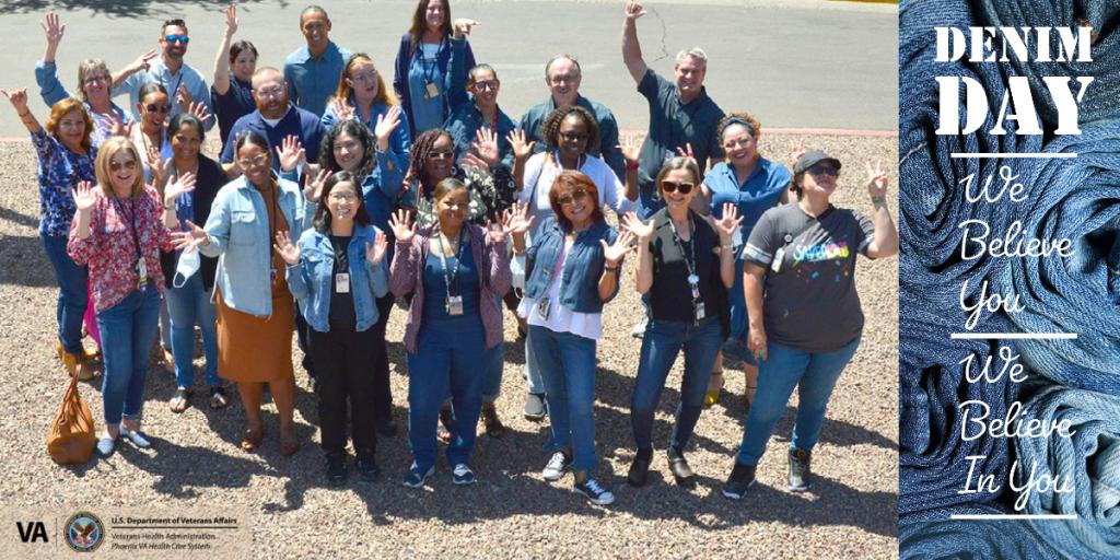 Staff At Phoenix VA Health Care System Wear Denim To Make A Strong ...