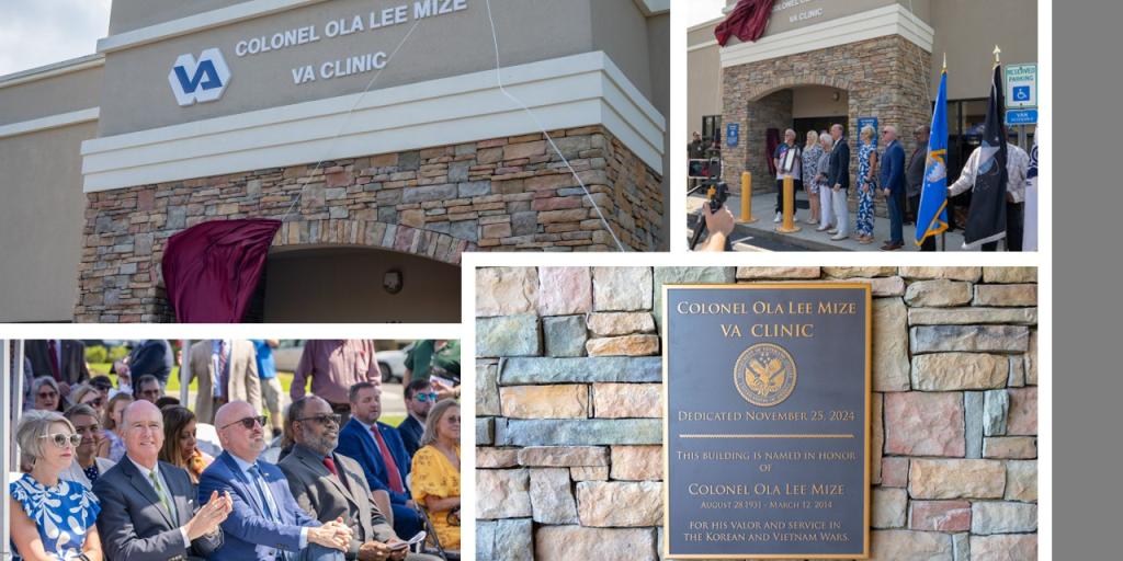 Colonel Ola Lee Mize Honored As The Guntersville VA Clinic Is ...