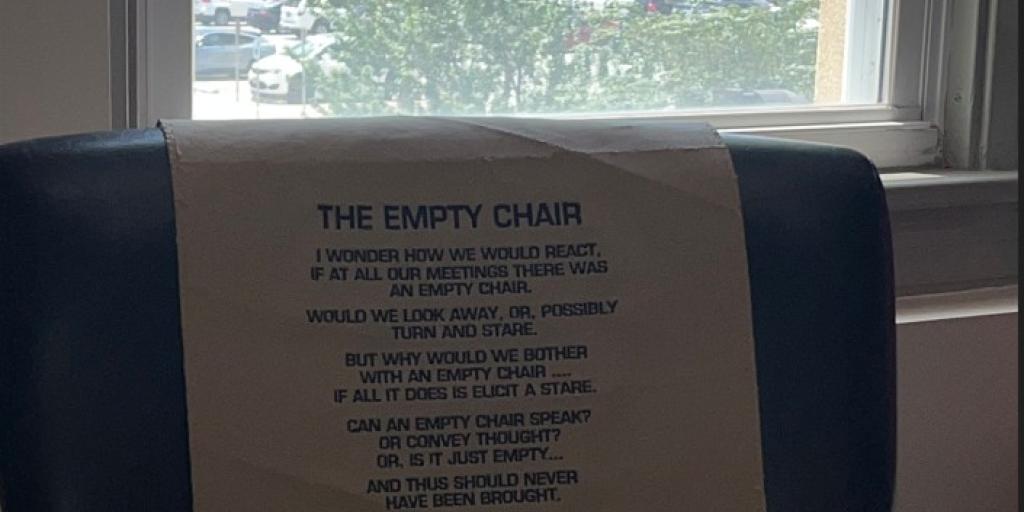 The Empty Chair | VA Marion Health Care | Veterans Affairs