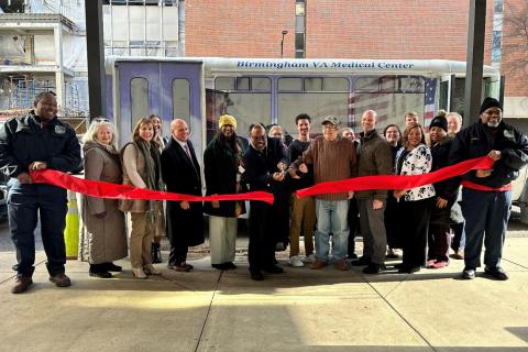 Revving Up: VTS Launches With Ribbon Cutting | VA Birmingham Health ...
