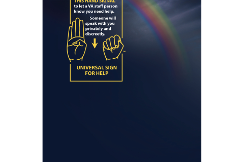 This Universal Hand Signal Could Save A Life | VA Western New York ...