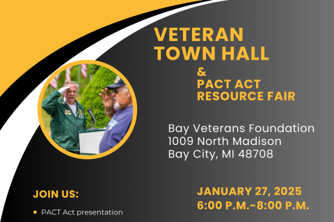 Bay City Veteran Town Hall And PACT Act Resource Fair ~ January 27 ...