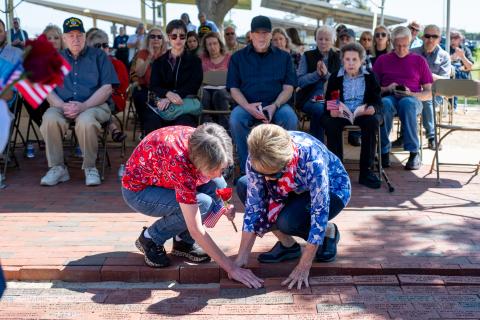 Legacy Lives On: Amarillo VA Honors Veterans At 26th Annual Patio Of Honor Bricklaying Ceremony ...