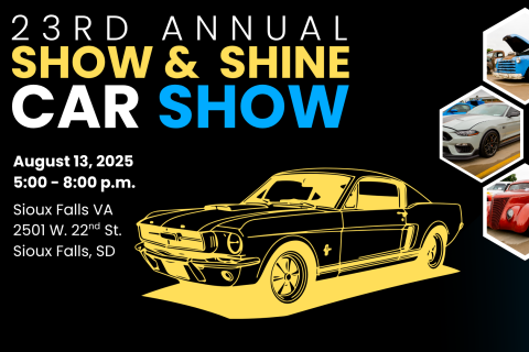 23rd Annual Show & Shine Car Show | VA Sioux Falls Health Care ...