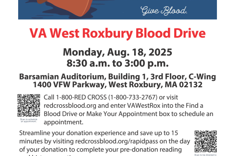VA West Roxbury Blood Drive | VA Boston Health Care | Veterans Affairs